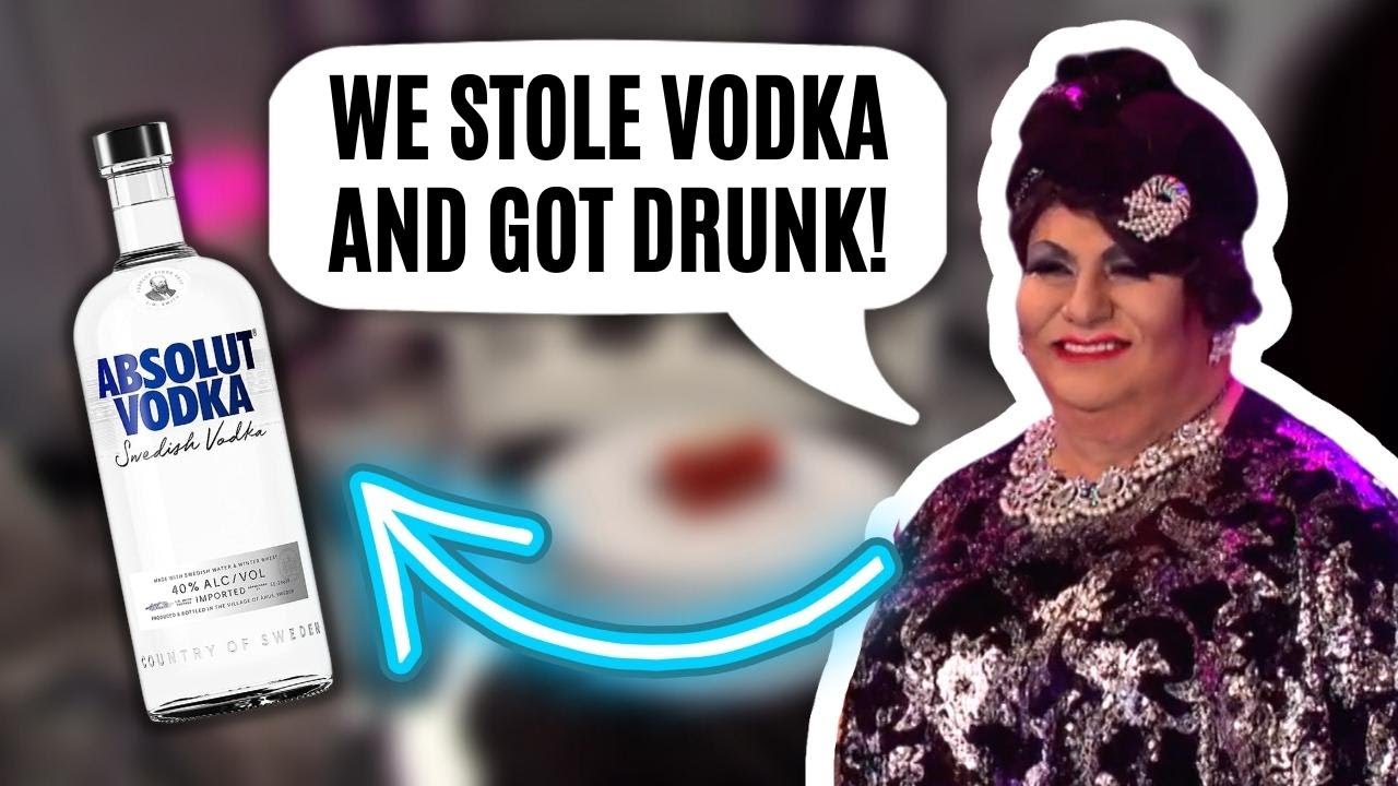 Dave Stole Vodka and Got Drunk Backstage on RuPaul's Drag Race - YouTube