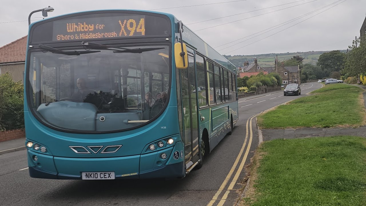 The bus ride from Robin Hood Bay to Whitby. The route X94 - YouTube
