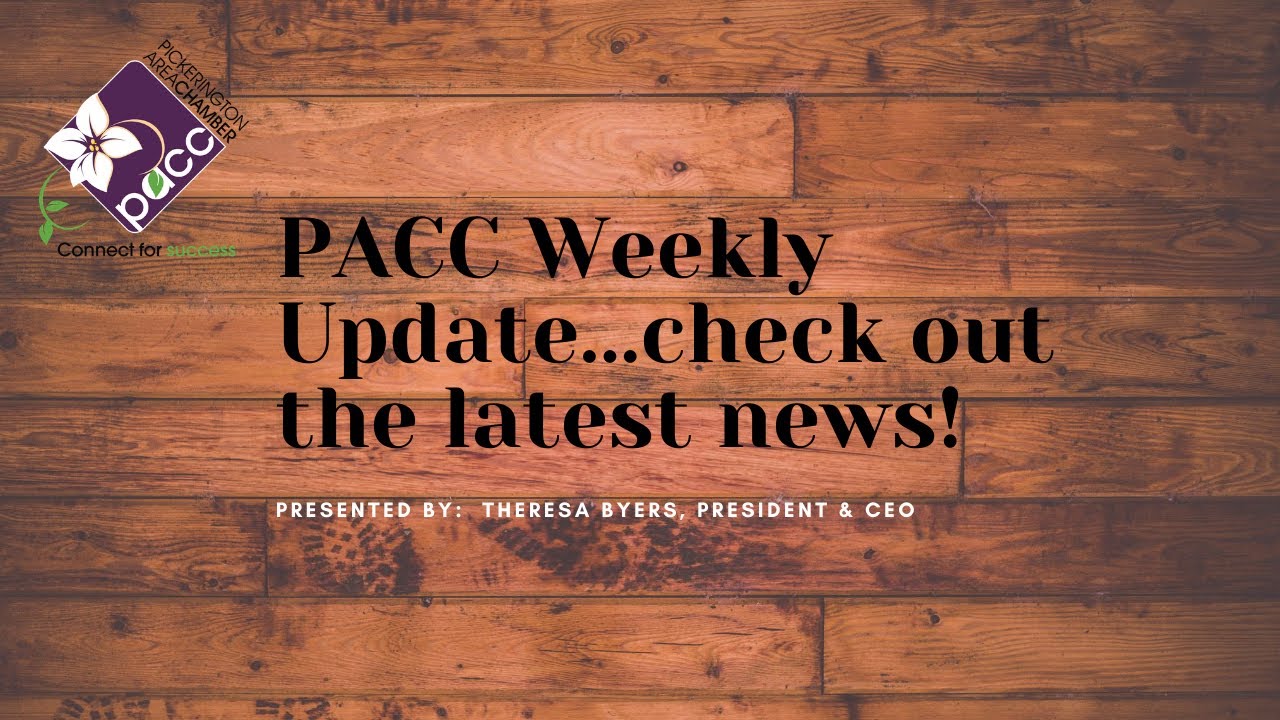 PACC Weekly Update 8/14/2020 - YouTube