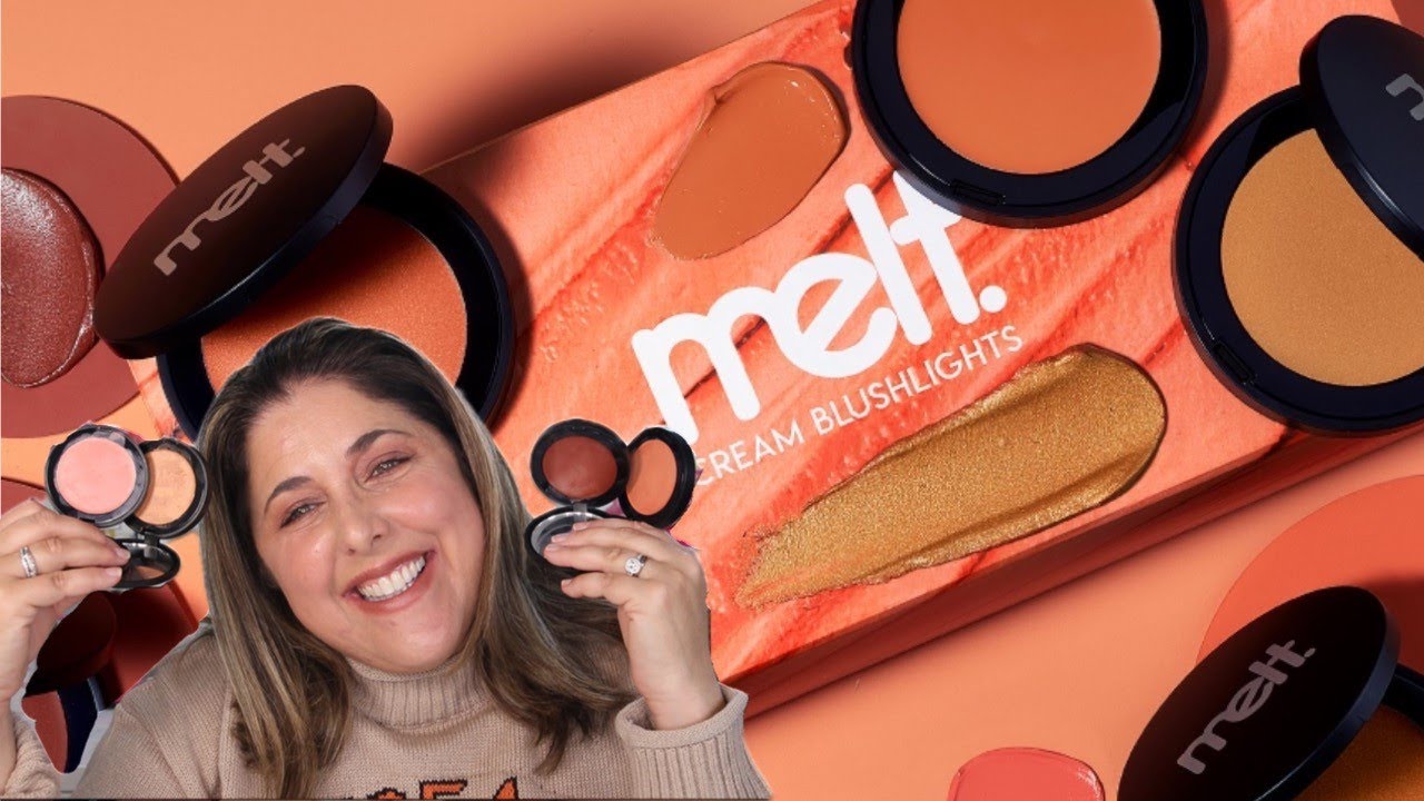 New Melt Cosmetics CREAM Blushlights for Cheeks, Lips and Eyes!! - YouTube
