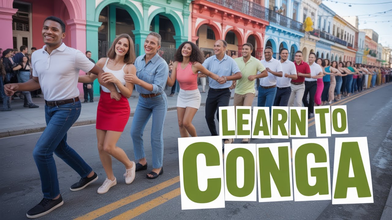 Master The Conga Line Dance In 5 Minutes GUARANTEED - YouTube