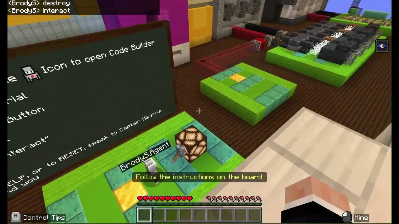 minecraft hour of code - YouTube
