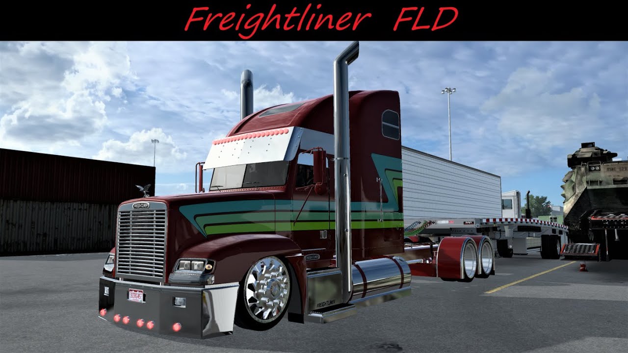 Freightliner FLD Custom ISX ERG Flattopping Singles from Cheyenne to ...