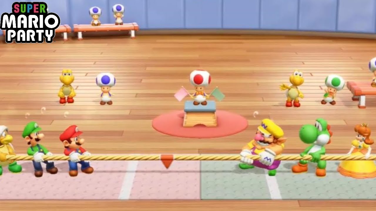 Super Mario Party - All Team MiniGames - Nintendo switch Gameplay ...