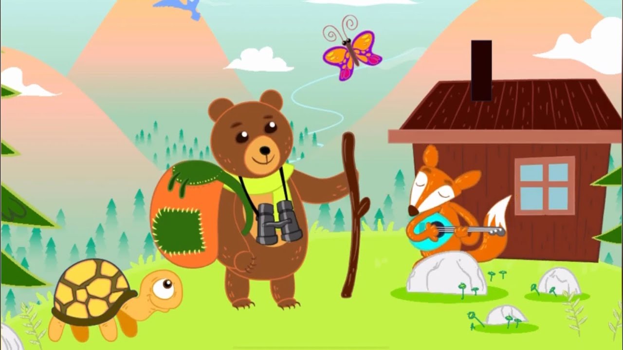 The Bear went over the mountain || play with Kiddopia - YouTube