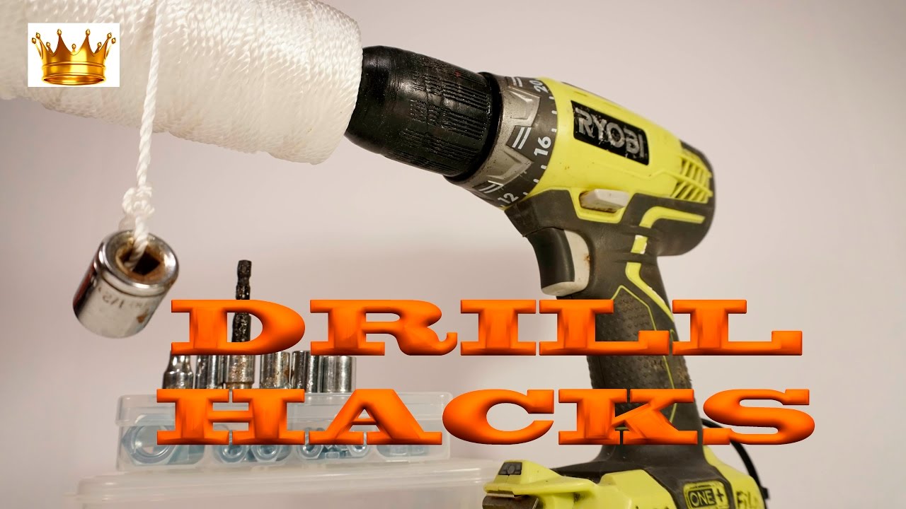 TOP 7 THE BEST ELECTRIC DRILL LIFE HACKS, Different ways to use Drill ...
