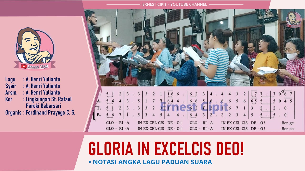 Gloria In Excelcis Deo | Lagu Persembahan Malam Natal | A. Henri ...
