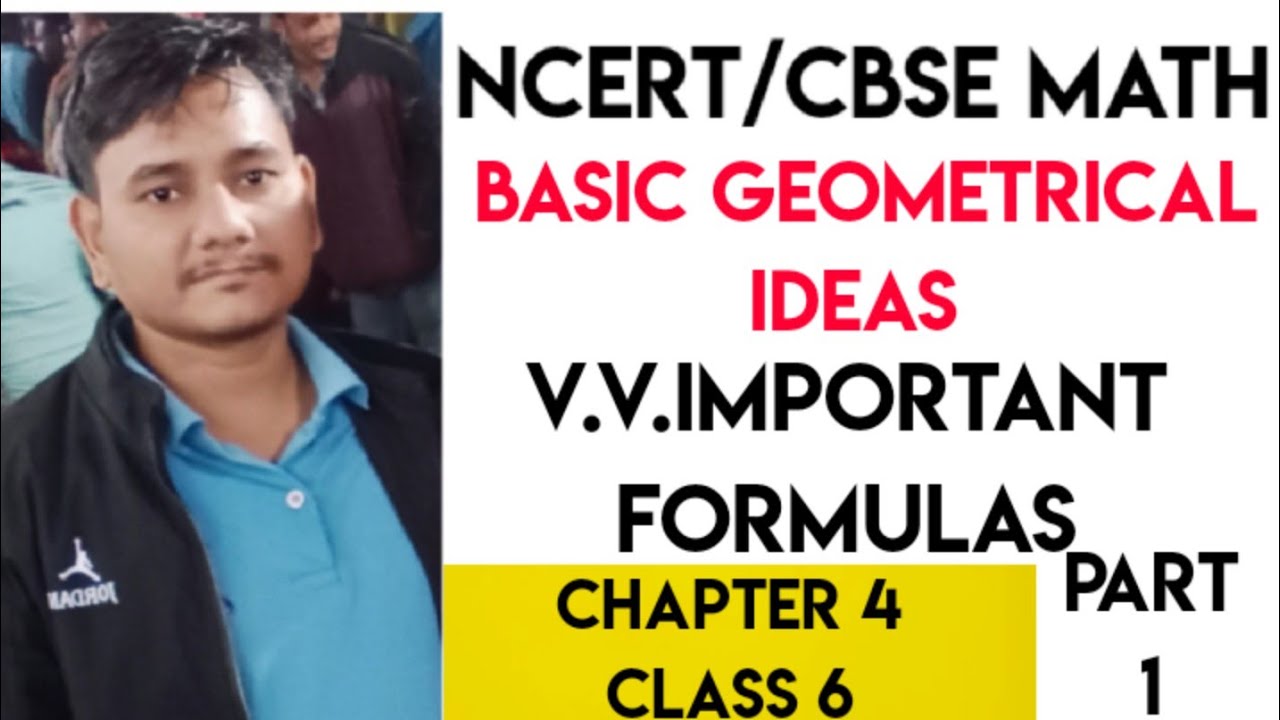 NCERT/CBSE MATH || Basic Geometrical Ideas || Very Very Important ...
