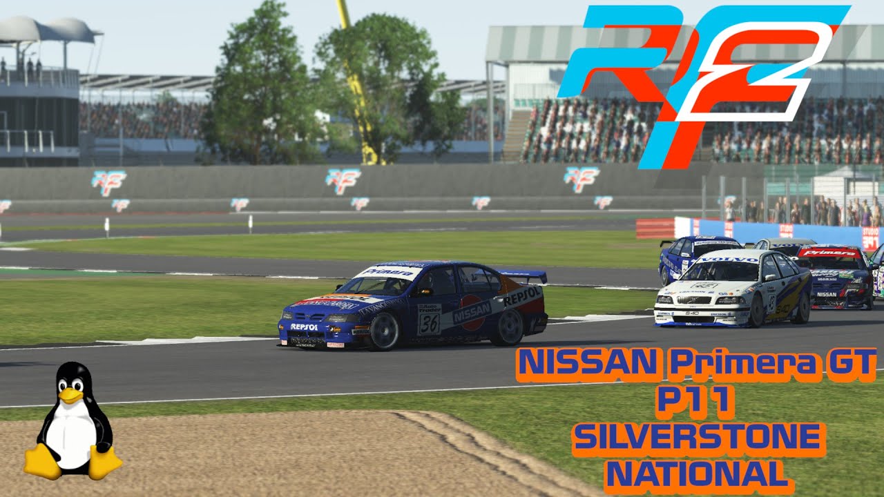 RFACTOR 2 (Linux/Proton) - NISSAN Primera GT P11 BTCC en Silverstone ...