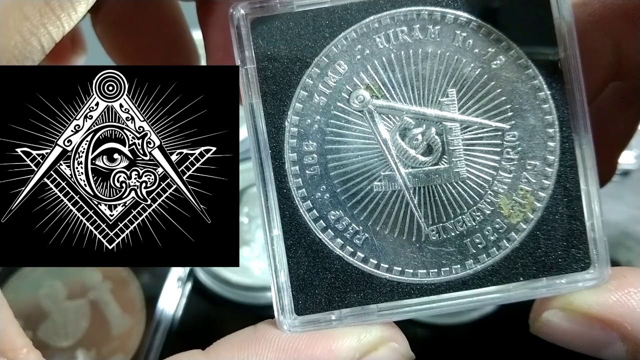 Las hermosas monedas de los Masones en México - YouTube