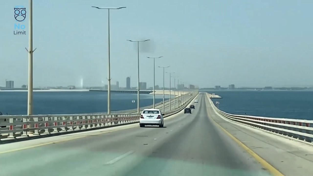 Bahrain bridge | King Fahd Causeway | saudi to bahrain | Longest Sea ...