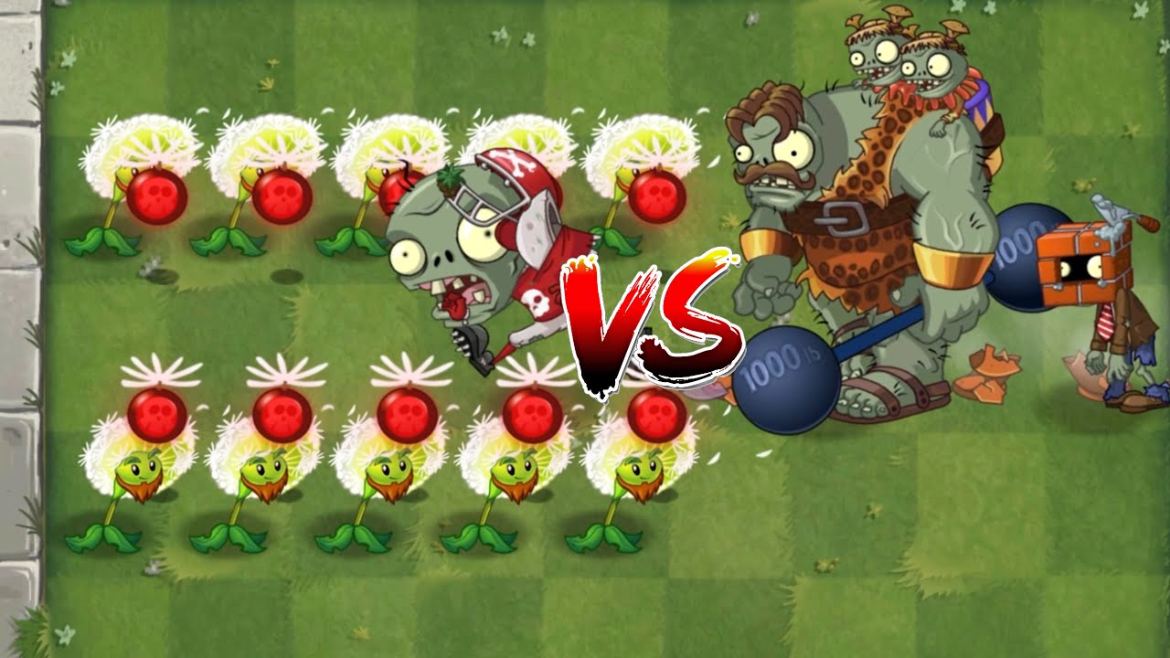 PvZ 2 - 10 Same Plants Vs 4 Random Zombie Vase Breaker - P77 - What ...