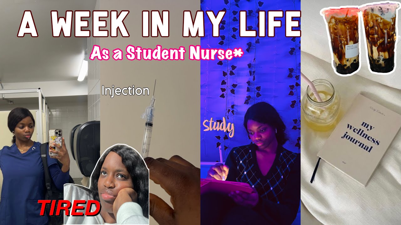 A WEEK IN MY LIFE AS A STUDENT NURSE 👩‍⚕️ | How I study, clinical ...