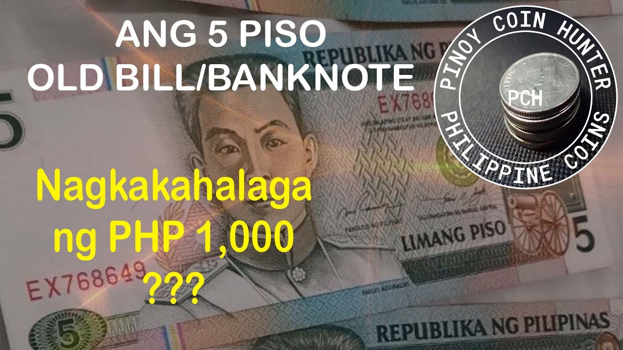 Ang 5 Piso Old Bill/Banknote ni Online Seller - Magkano kaya benta niya ...