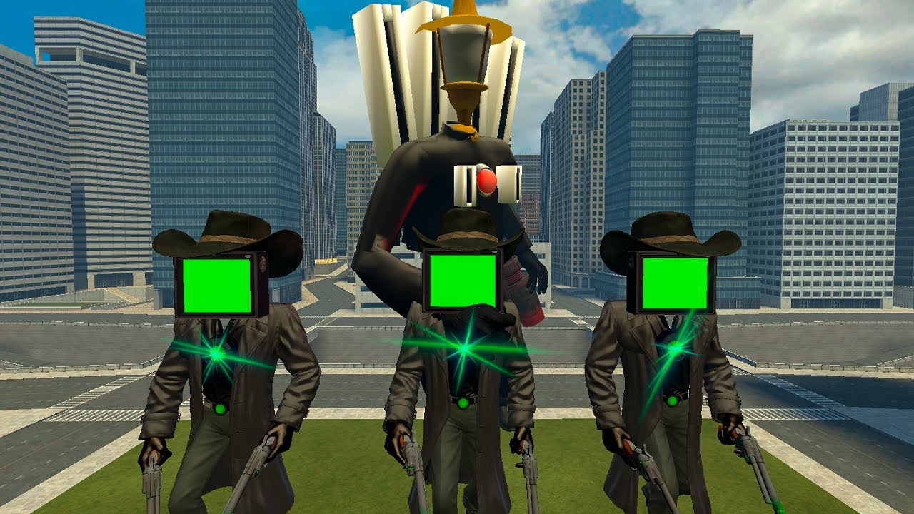 TITAN FLASHLIGHTMAN VS CRAZY TV MAN IN THE BIG CITY | SKIBIDI TOILET ...