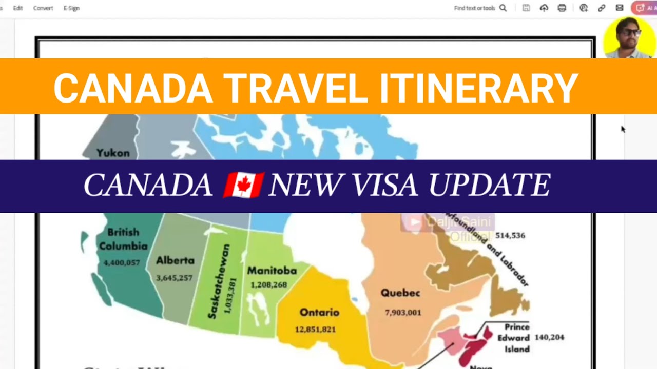 Canada 2 Big Update | Travel Itinerary for Schengen and Canada visa ...