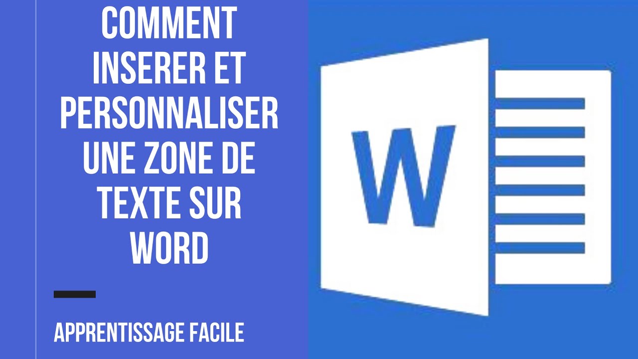 comment insérer et personnaliser une forme sur Word - YouTube