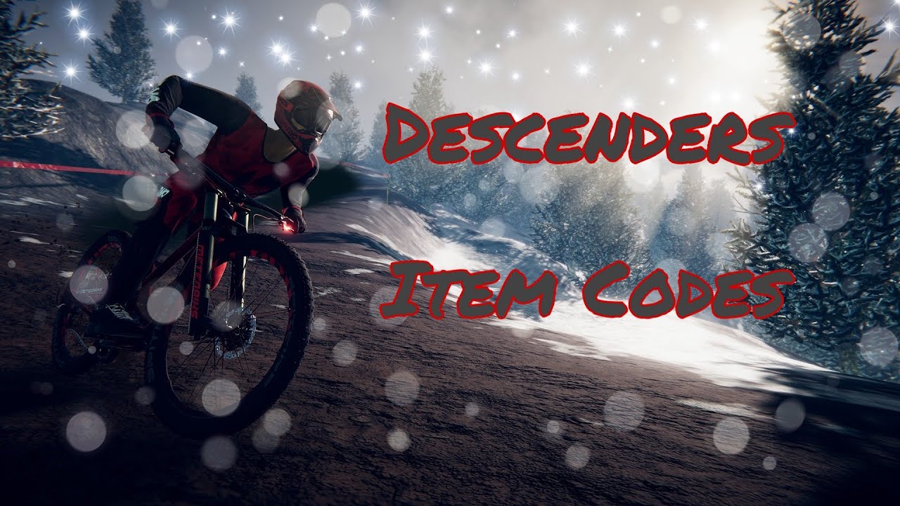 Descenders free item codes - YouTube