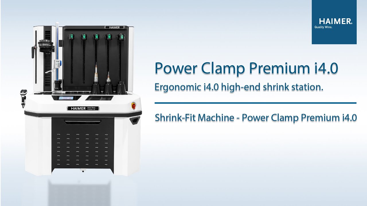 HAIMER | Shrink fit machine Power Clamp Premium i4.0 - JSR Group - YouTube