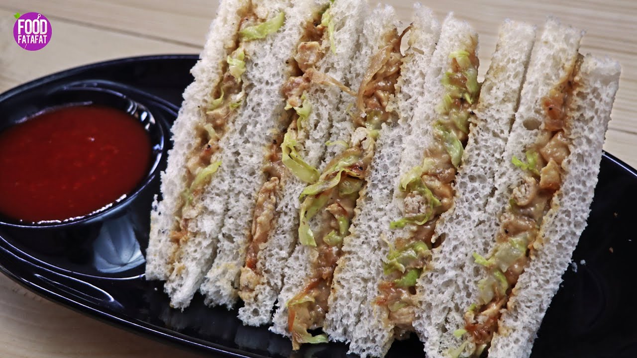 Chicken Mayo Sandwich | How To Make Chicken Mayonnaise Sandwich ...