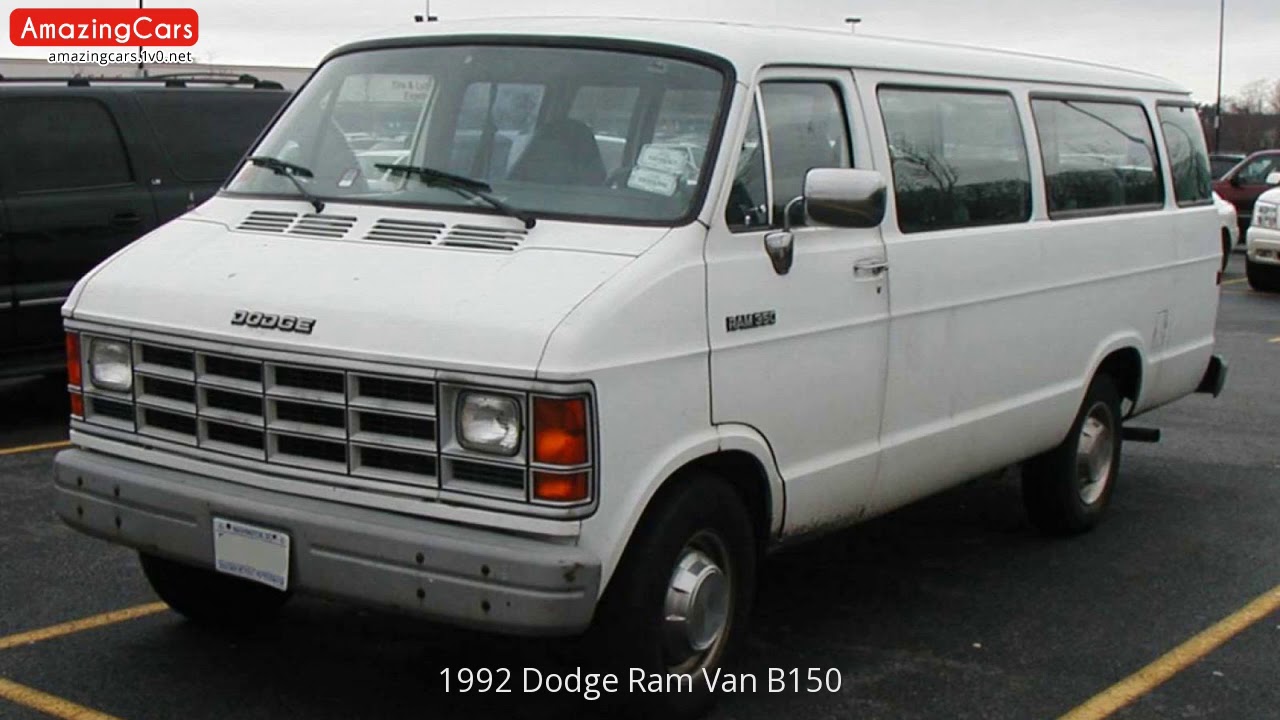 1992 Dodge Ram Van B150 - YouTube