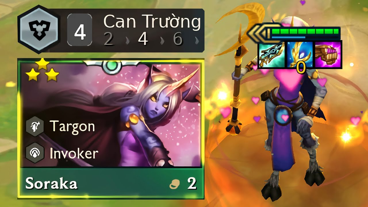SORAKA CAN TRƯỜNG SIÊU CARRY META MỚI LEO RANK CỰC KHỎE | DTCL MÙA 9.5 ...