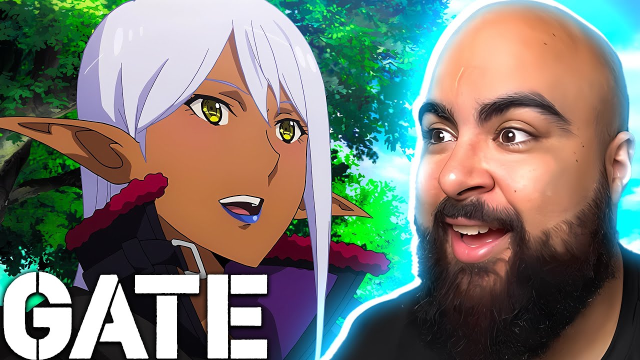 A DARK ELF!! | Gate Episode 11 REACTION - YouTube