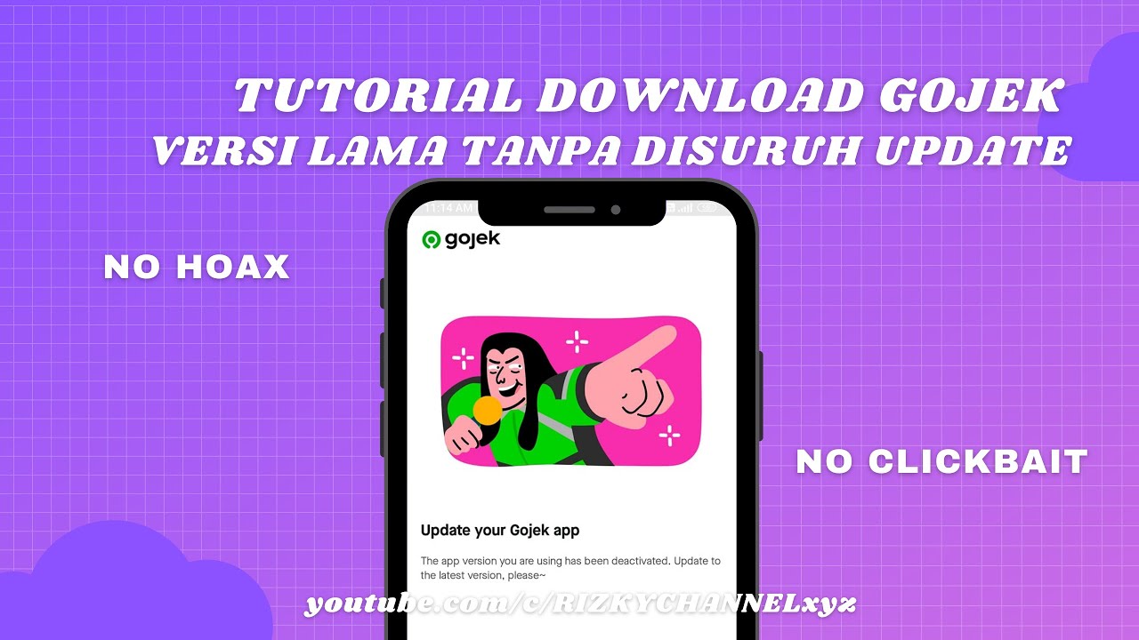 TERBARU! TUTORIAL DOWNLOAD GOJEK VERSI LAMA + CARA LEWATIN UPDATENYA! - YouTube