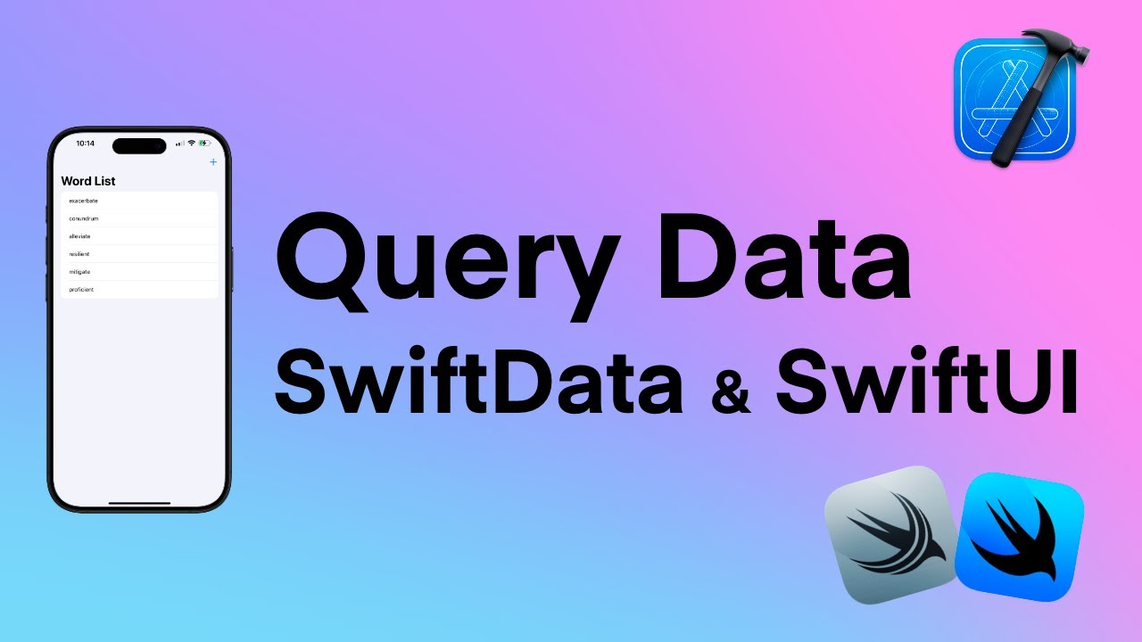 How to Query Data with SwiftData | Get All Data, Retrieve Data, Fetch ... How to Query Data with SwiftData | Get All Data, Retrieve Data, Fetch ...