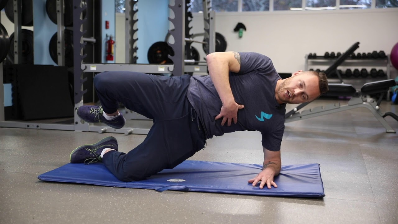 DNS Side Plank Progressions - YouTube