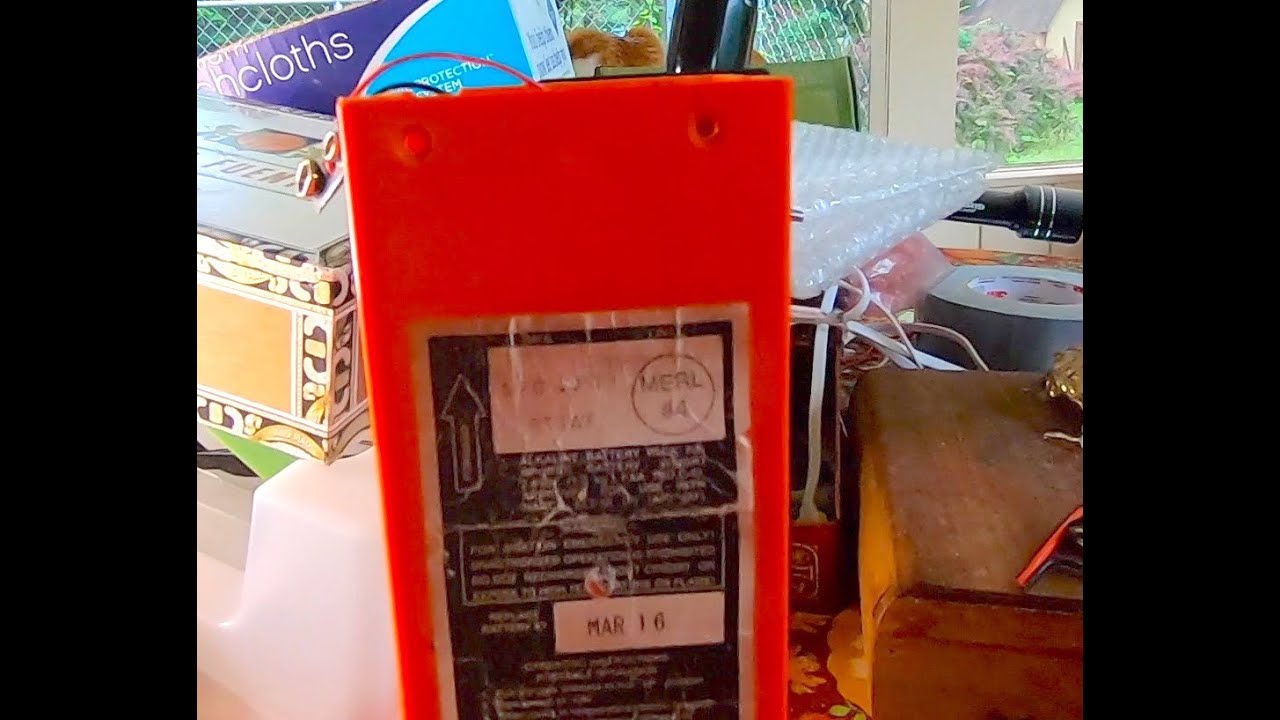 Used ELT Battery BP1010 Reuse as Power Source - Grumman Style - YouTube