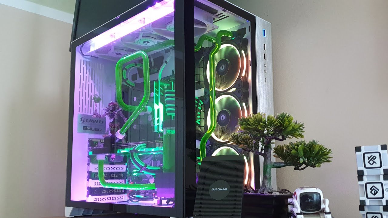 Lian li o11 DYNAMIC Pc build (GREEN GOBLIN) - YouTube