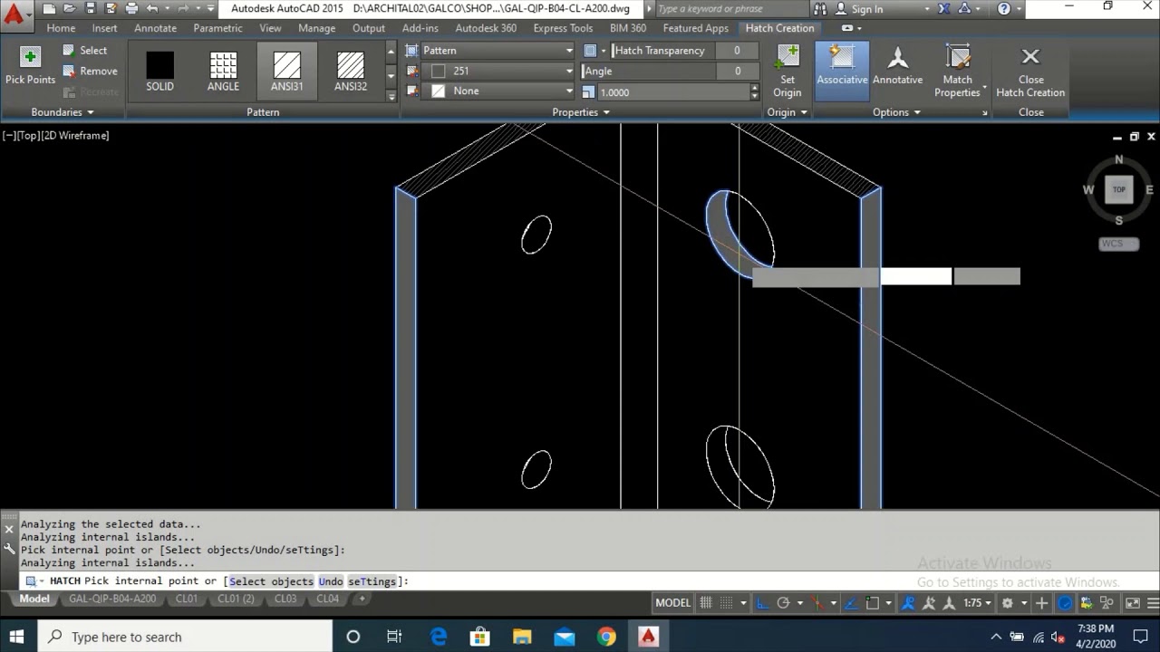 Basic Isometric Drawing in Autocad - YouTube