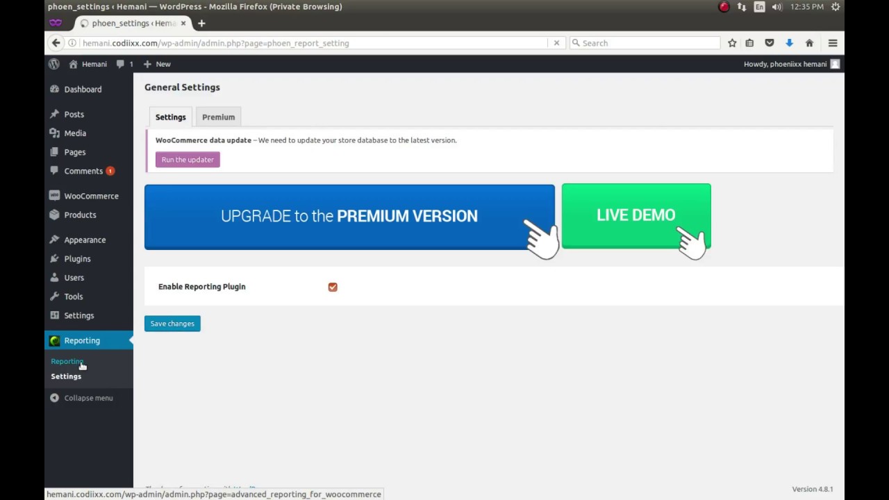 How to set up advanced reporting plugin in woocommerce - YouTube