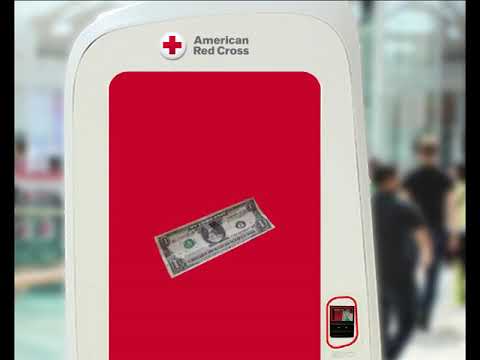 The American Red Cross Donation Kiosk: Money Art - YouTube
