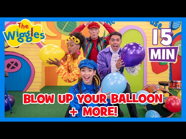 Blow Up Your Balloon 🎈 Bouncing Balls & More 🎶 The Wiggles Fun Toddler ...