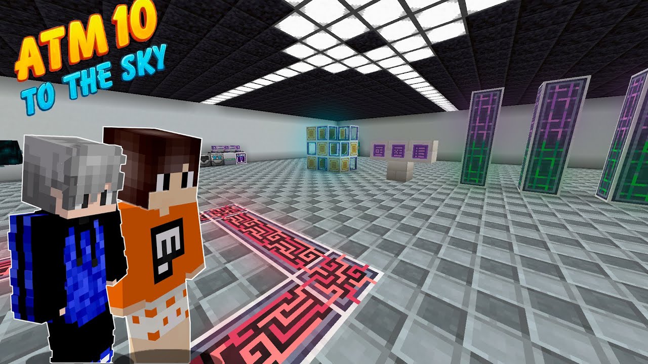 Essa É A Nossa Super Base No ATM 10 To The Sky - YouTube