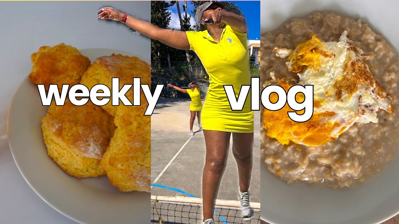 MY WEEK IN 12 MINUTES: BAKING SCONES, PLAYING TENNIS AND TRANSFORMING ...