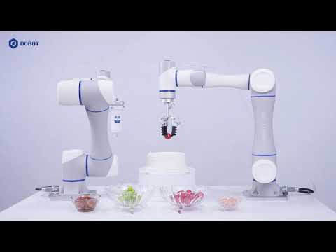 DOBOT CR5 Cobot Making Cake - YouTube