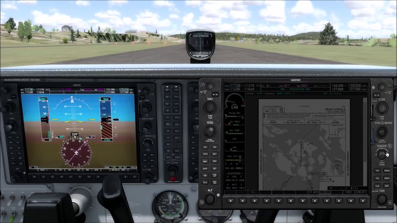 G1000 MFD Flitecharts - YouTube