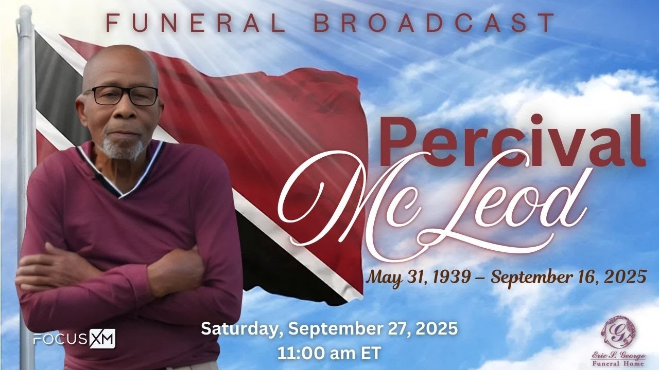 Percival McLeod's Funeral Broadcast - YouTube
