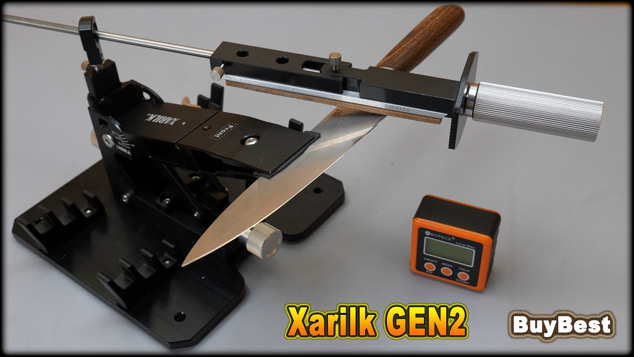 Заточка ножа на точилке Xarilk GEN2. Отзывы | Cтанок для заточки ножей ...