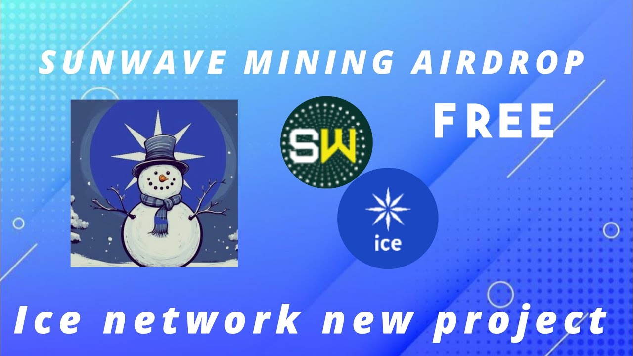 SunWave Mining Project, Ice Network New Project. - YouTube