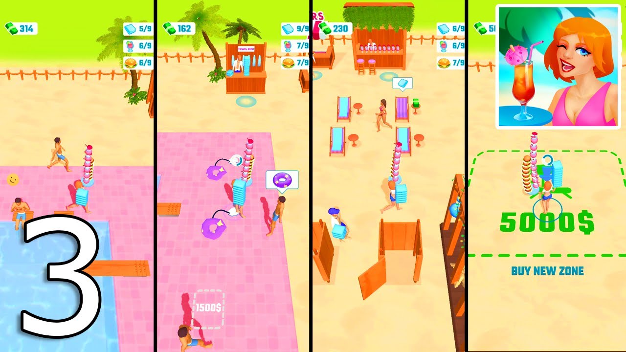Beach Resort Part 3 Gameplay Walkthrough | Android Arcade Game - YouTube
