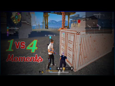 FF 1 vs 4 Best moments. #gaming #freefire #viralvideo - YouTube