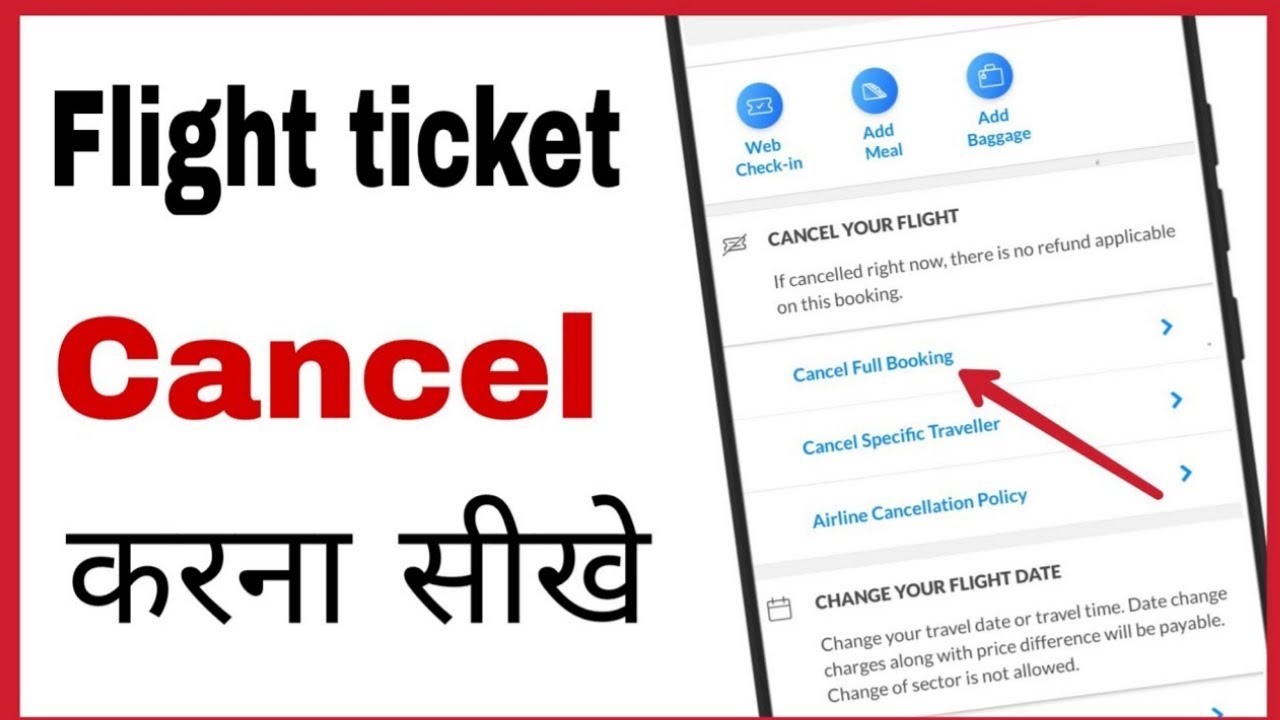 How to cancel flight 2024 | Indigo | Air India | Vistara | Hbtu ...