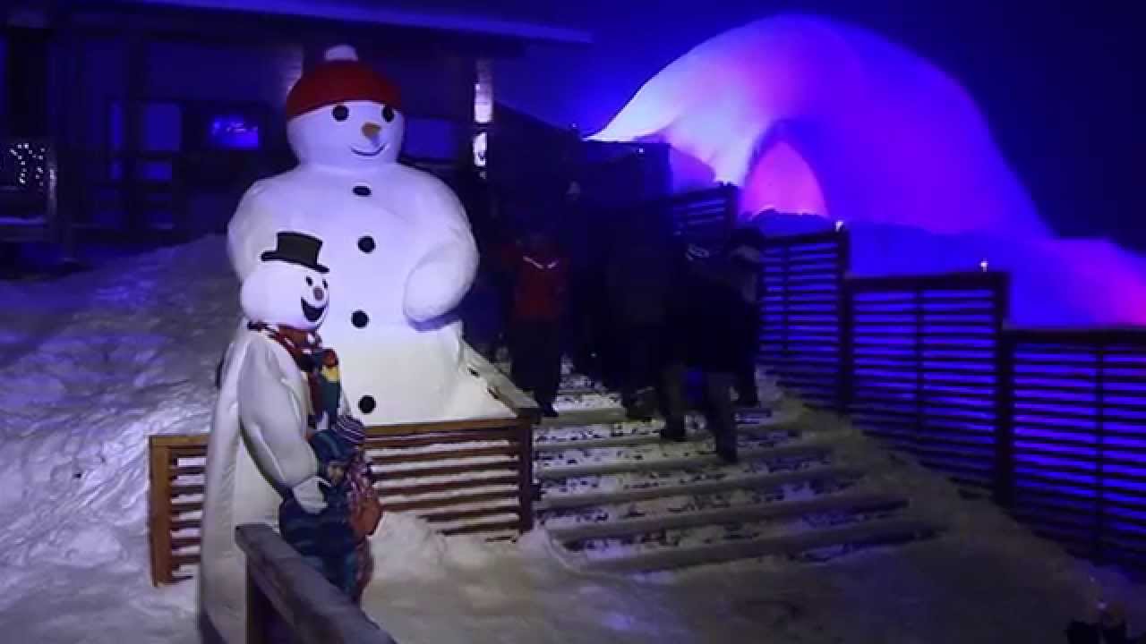 Snowman World in Santa Claus Village in Rovaniemi Arctic Circle in ...