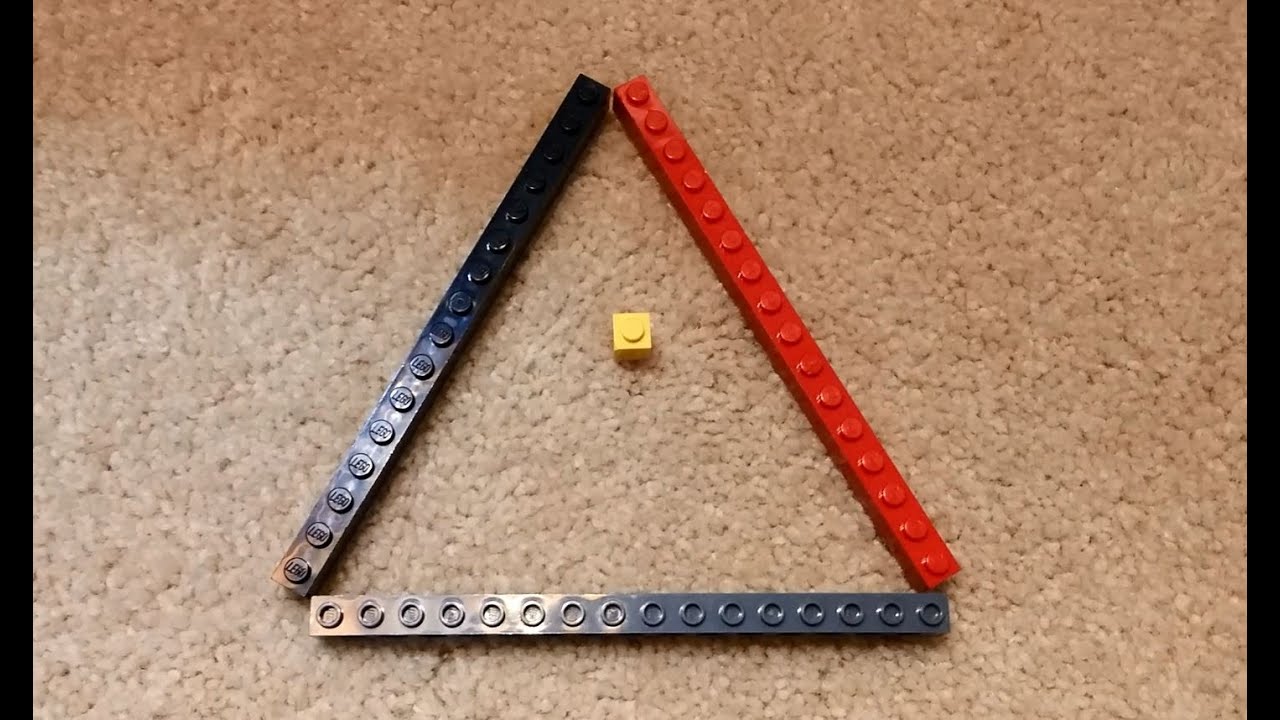 LEGO Dot in the Center of the Triangle Illusion - YouTube