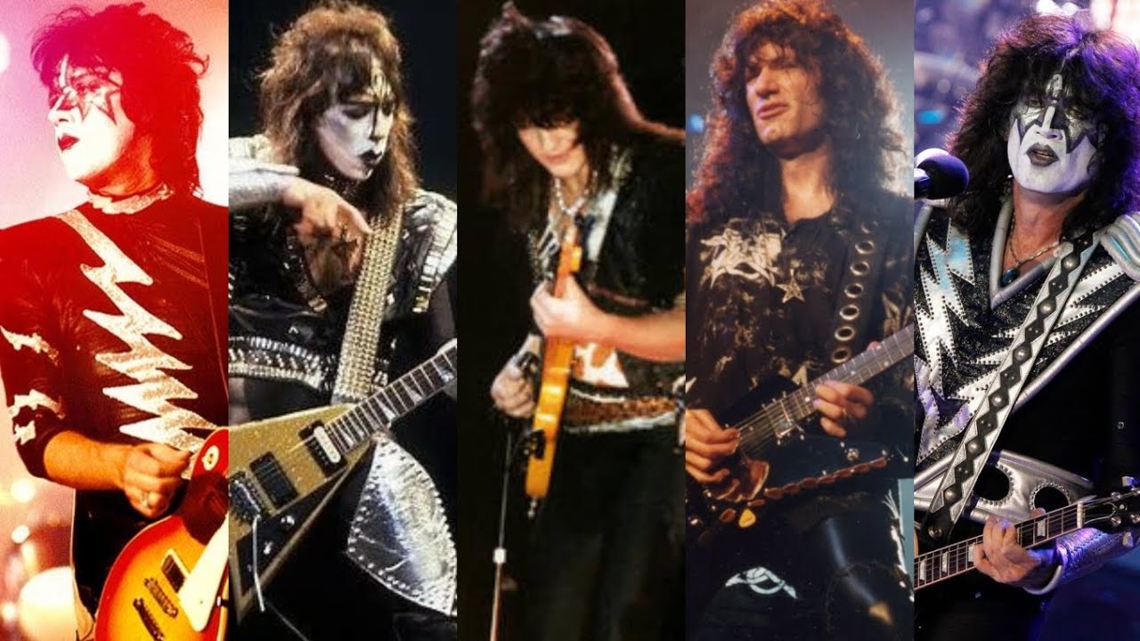 KISS - Love Gun (Guitar Solo Evolution) - YouTube
