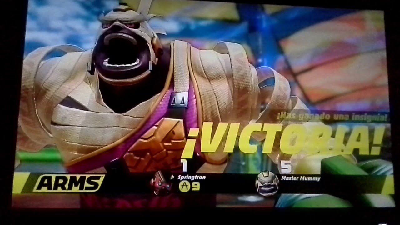 8,arms Nintendo switch,modo gran premio con springtron parte 2. - YouTube